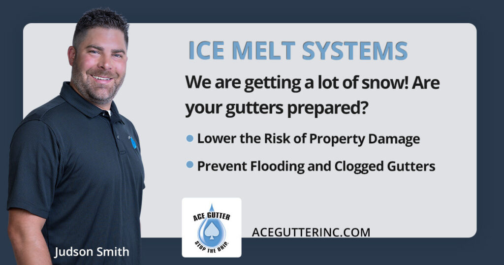 Ice Melt Roof Systems: 5 Signs You Have an Ice Dam | Ace Gutter Inc